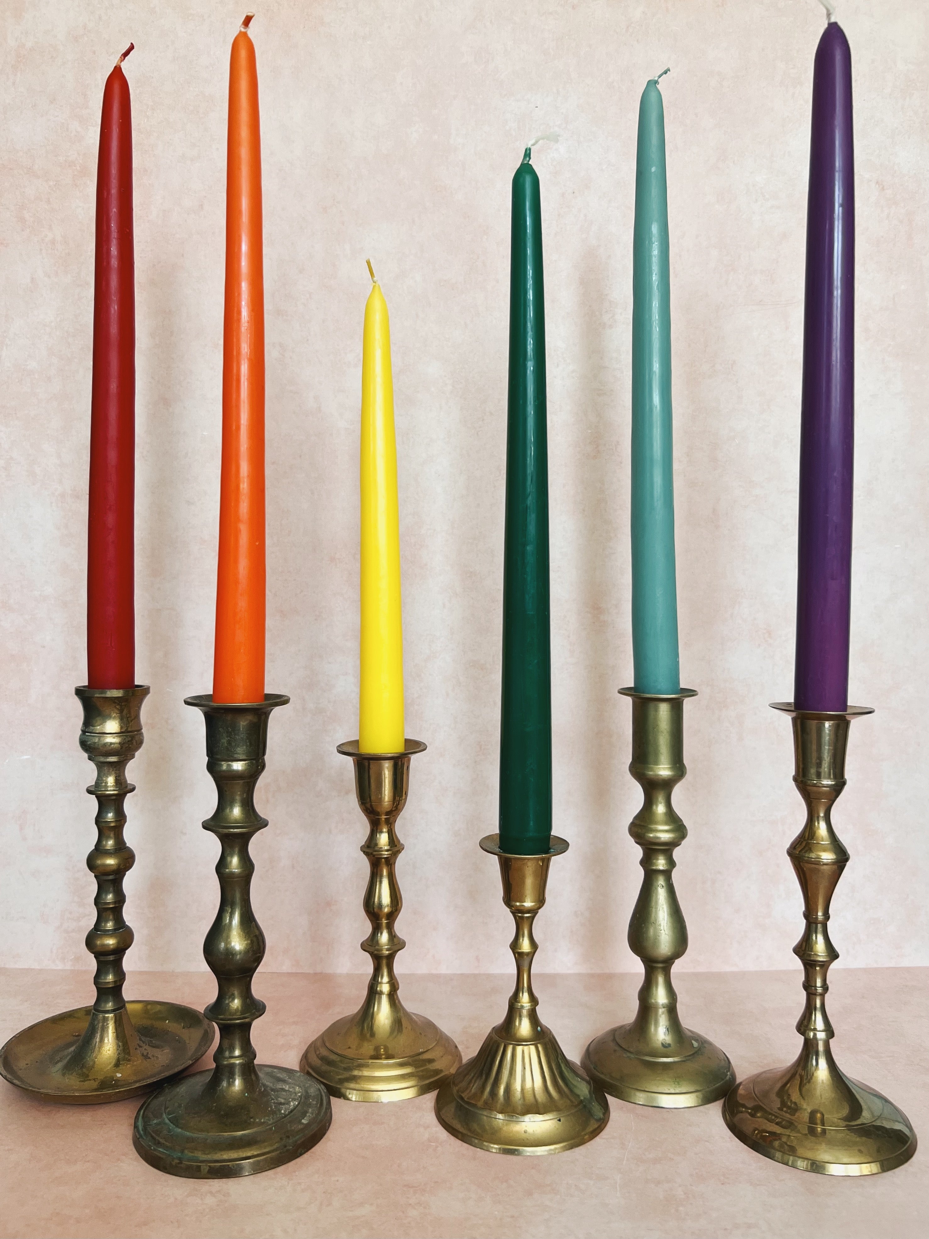 Curated Rainbow Candlestick Set 1 – home stretch interiors